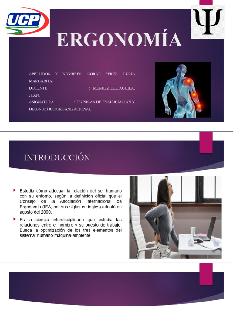 ERGONOMIA | PDF | Factores humanos y ergonomía