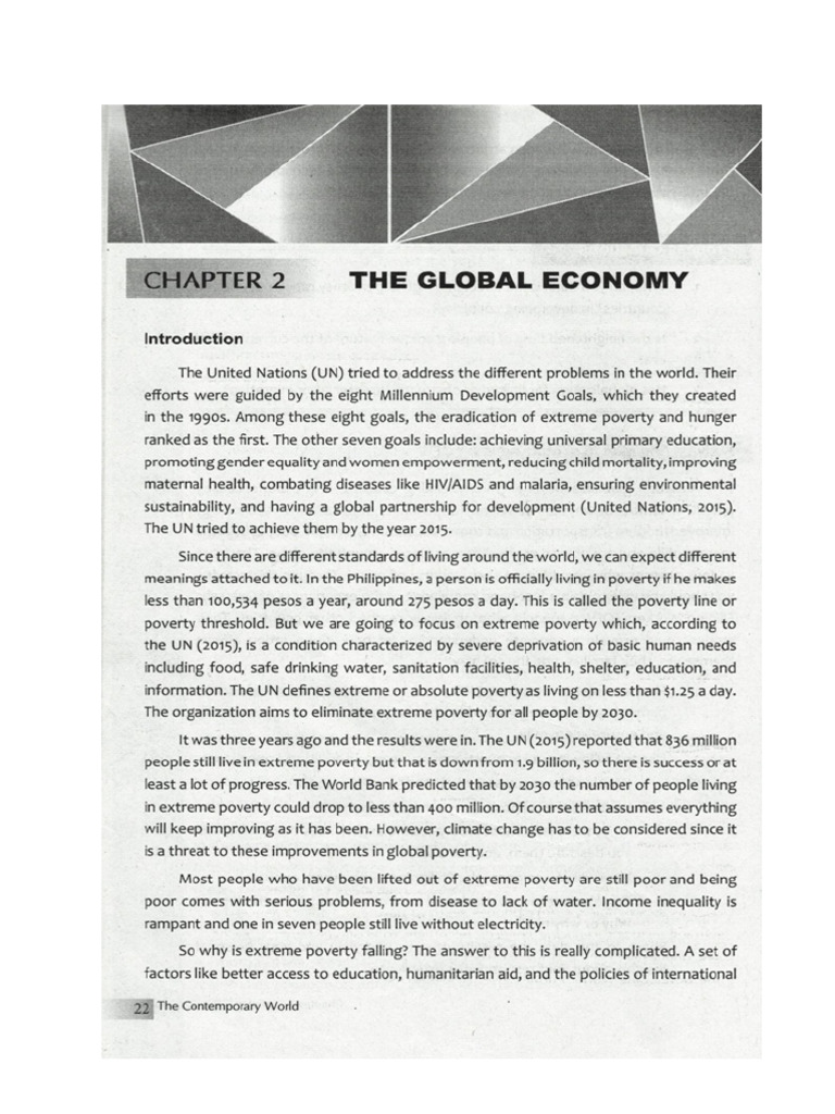Chapter 2 - The Global Economy | PDF