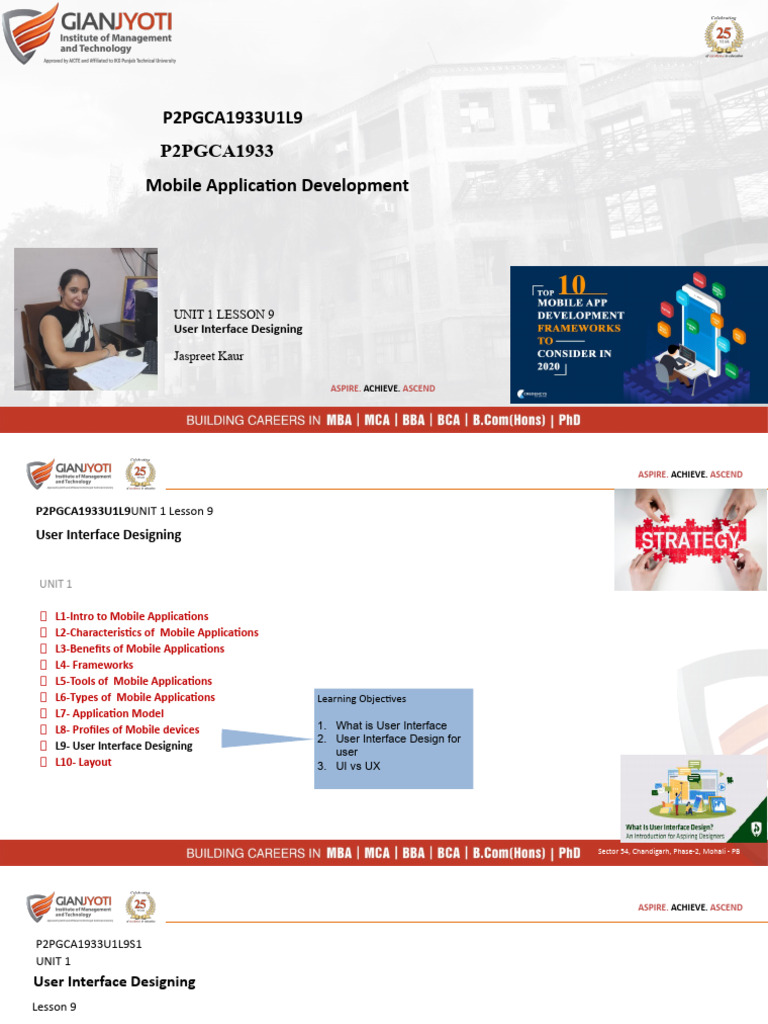 User Interface Design for Mobile Apps | PDF | User Interface Design | User Interface