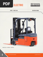 Toyota OSE250 Order Picking Truck Specs | PDF | Truck | Axle