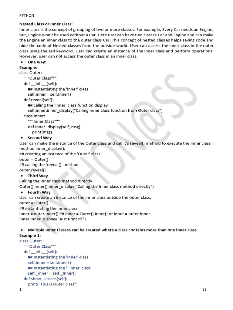 Overloadingpython Pdf Class Computer Programming Method