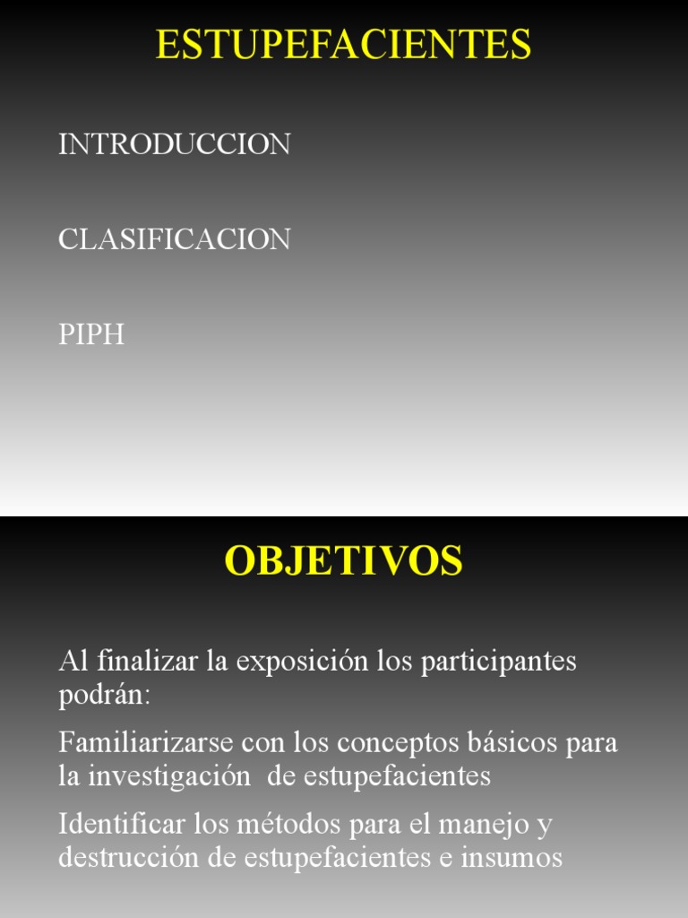 Clasificación y Pruebas de Estupefacientes | PDF | Cocaína | Opio