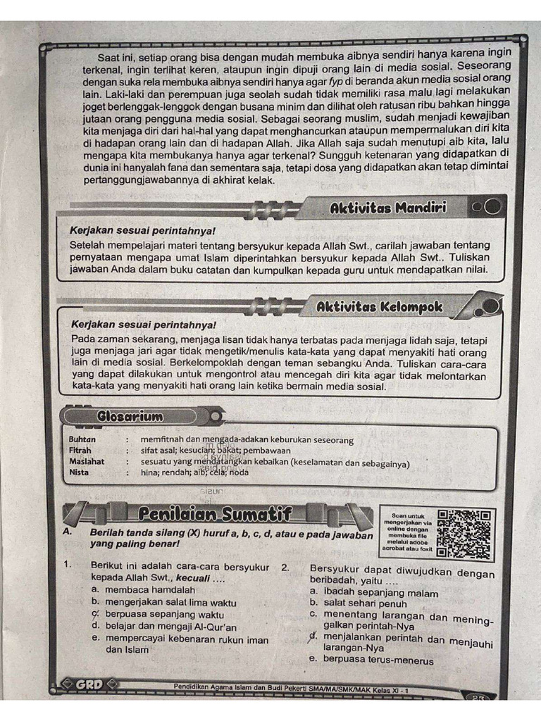 Penilaian Sumatif (Hal 25) Ayu Nabila Iwana 11.4 | PDF