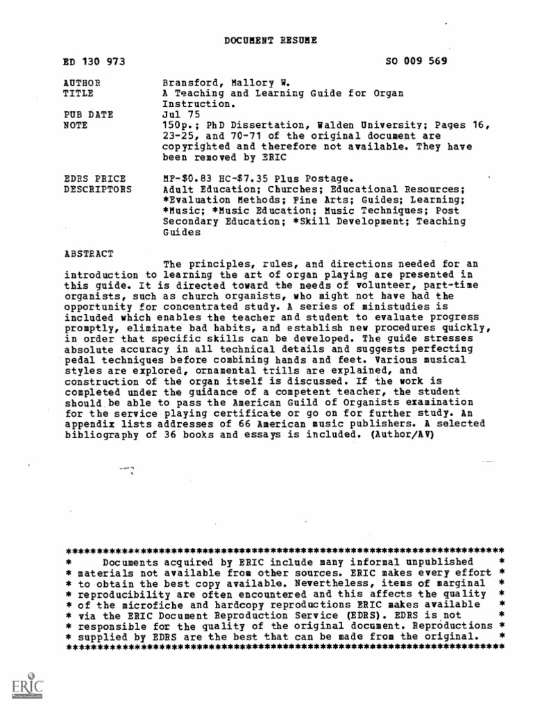 Learning Organ | PDF | Foot | Piano