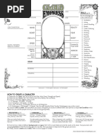 Troika - Rules Reference Sheet | PDF | Entertainment