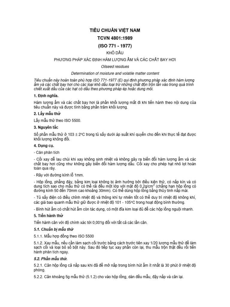 TCVN4801 1989 902156 | PDF