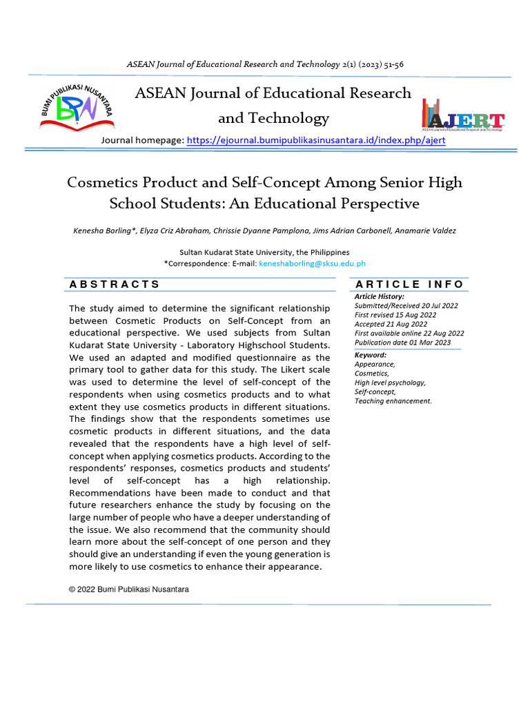 ASEAN Journal of Educational Research and Technology: Abstracts | PDF