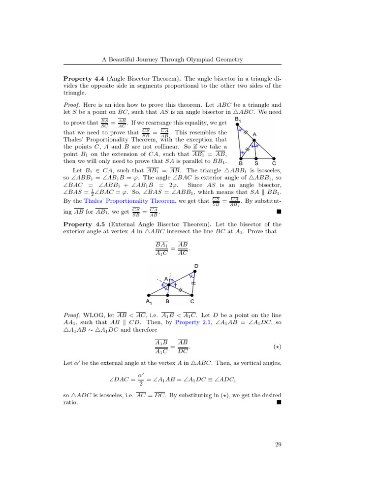 A Beautiful Journey Through Olympiad Geometry - 41-50 | PDF | Triangle ...