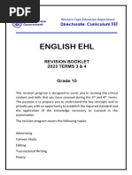 2024 CAT PAT Grade 10 Learner Guide | PDF | Social Media | Popular ...