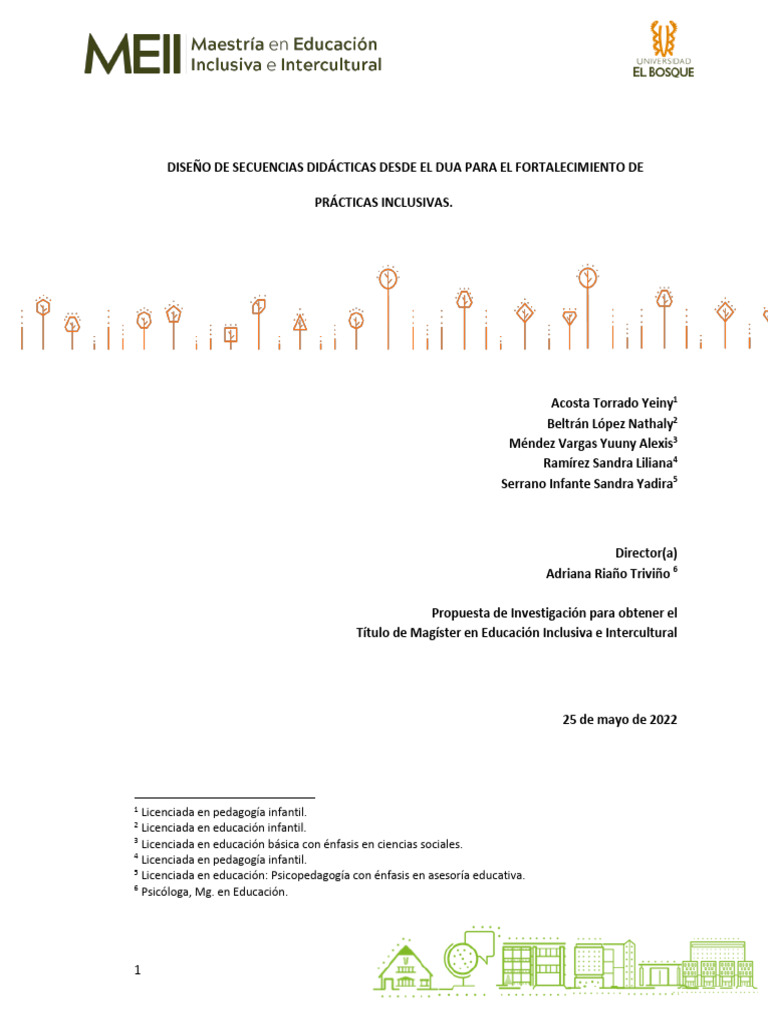 Diseño De Secuencias Didácticas Desde El Dua Para El Fortalecimiento De