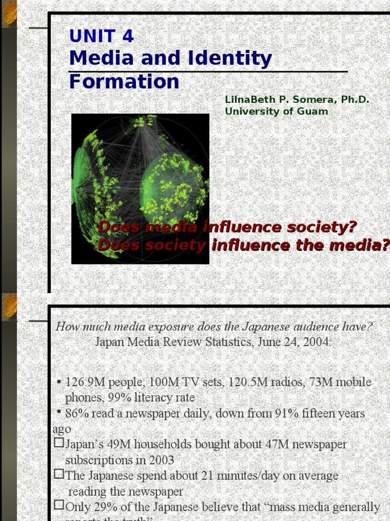 Media and Identity Formation: Unit 4 | PDF | Mass Media | Adolescence
