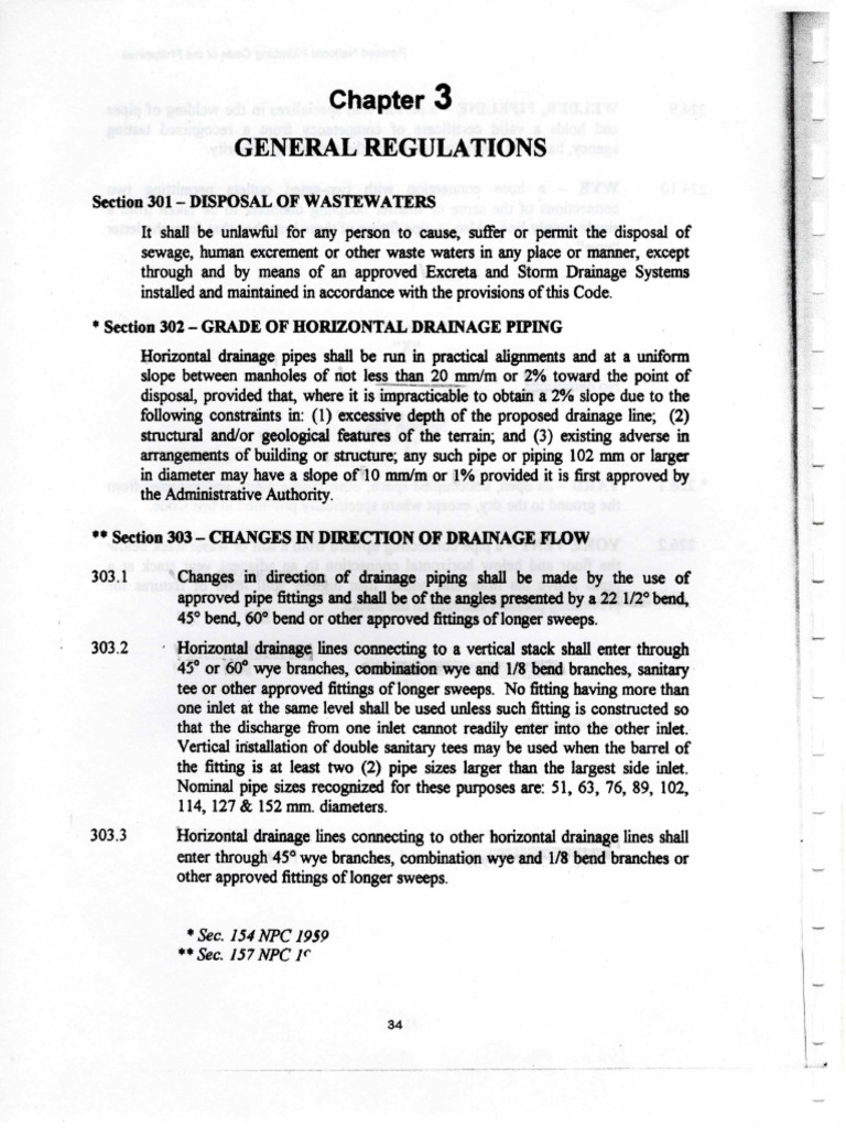 NPCP - Chapter 3 - General Regulations | PDF