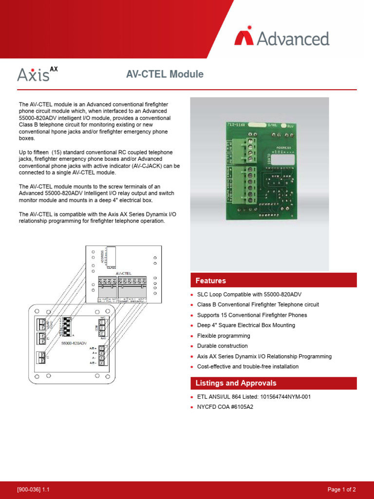 Ax Av Ctel | PDF | Telephone | Relay