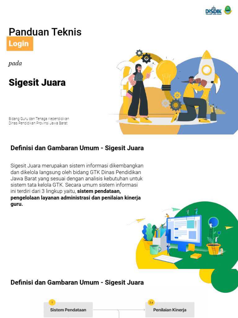 Panduan Teknis Sigesit - Full | PDF