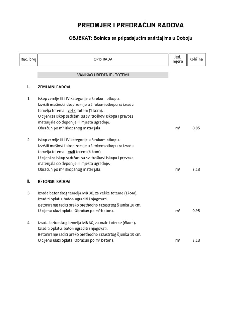 Totemi Predmjer | PDF