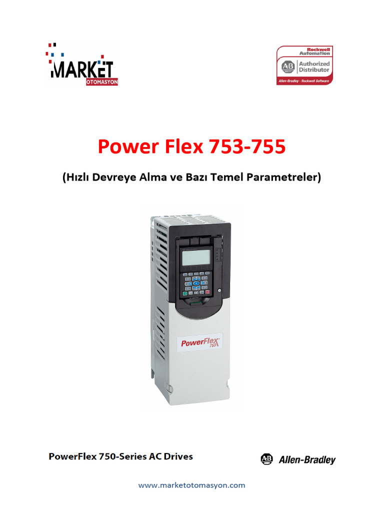 PowerFlex 750 Serisi-Hızlı Devreye Alma Ve Temel Parametreler | PDF