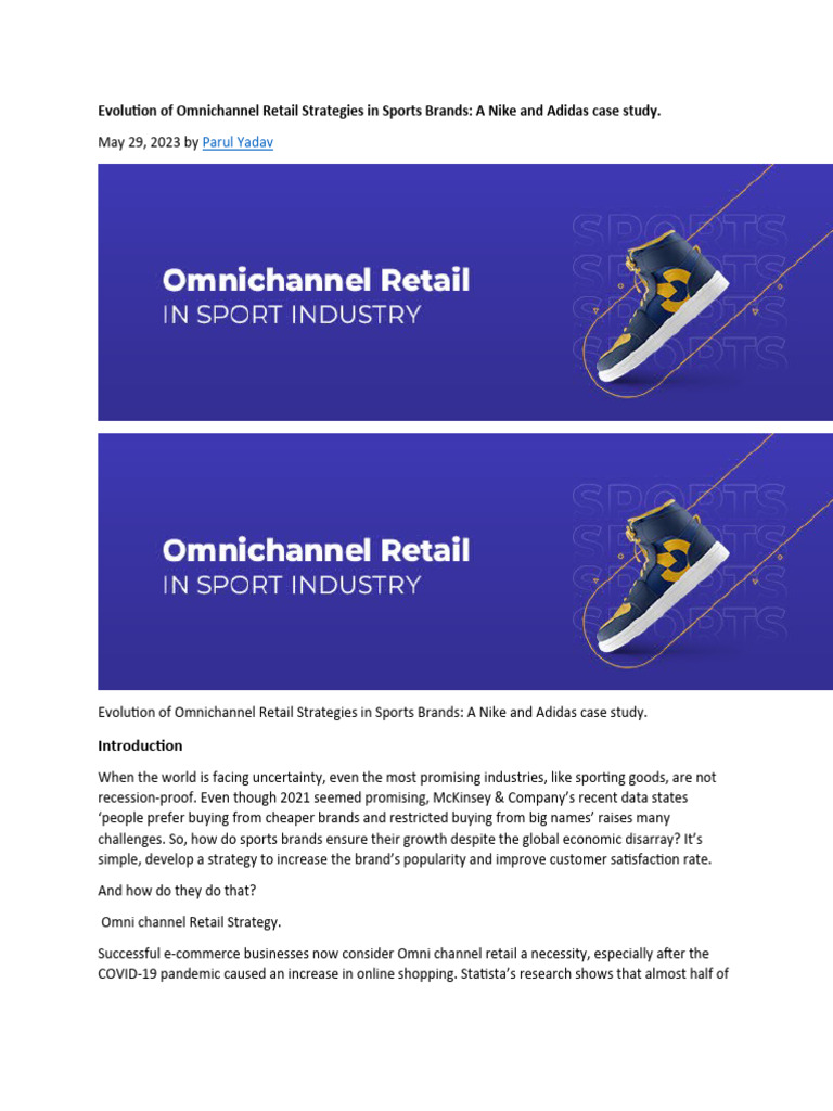 Evolution of Omnichannel Retail Strategies in Sports Brands | PDF ...