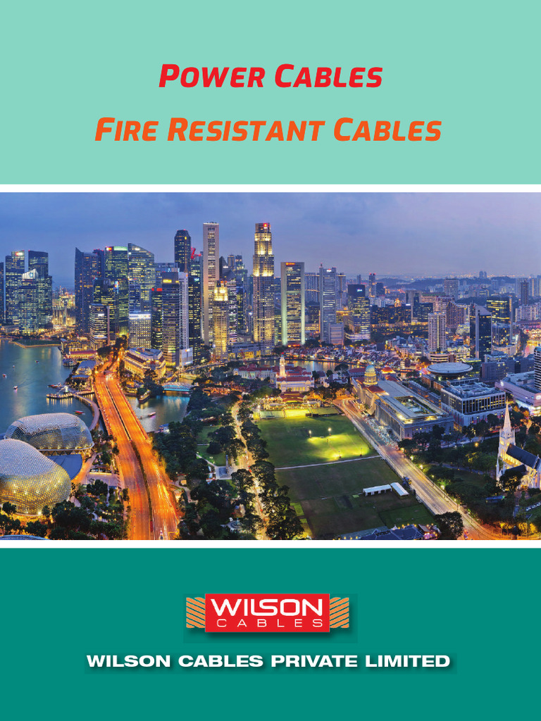 Power and Fire Resistant Cables Guide | PDF | Electrical Wiring ...