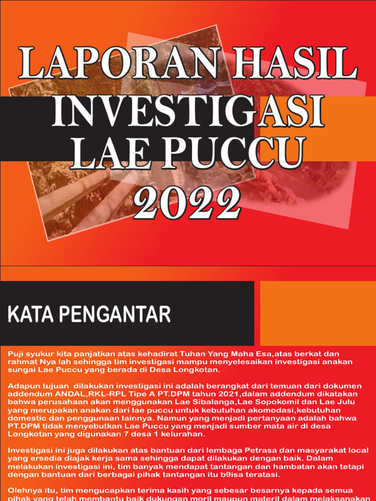 Laporan Lae Puccu | PDF