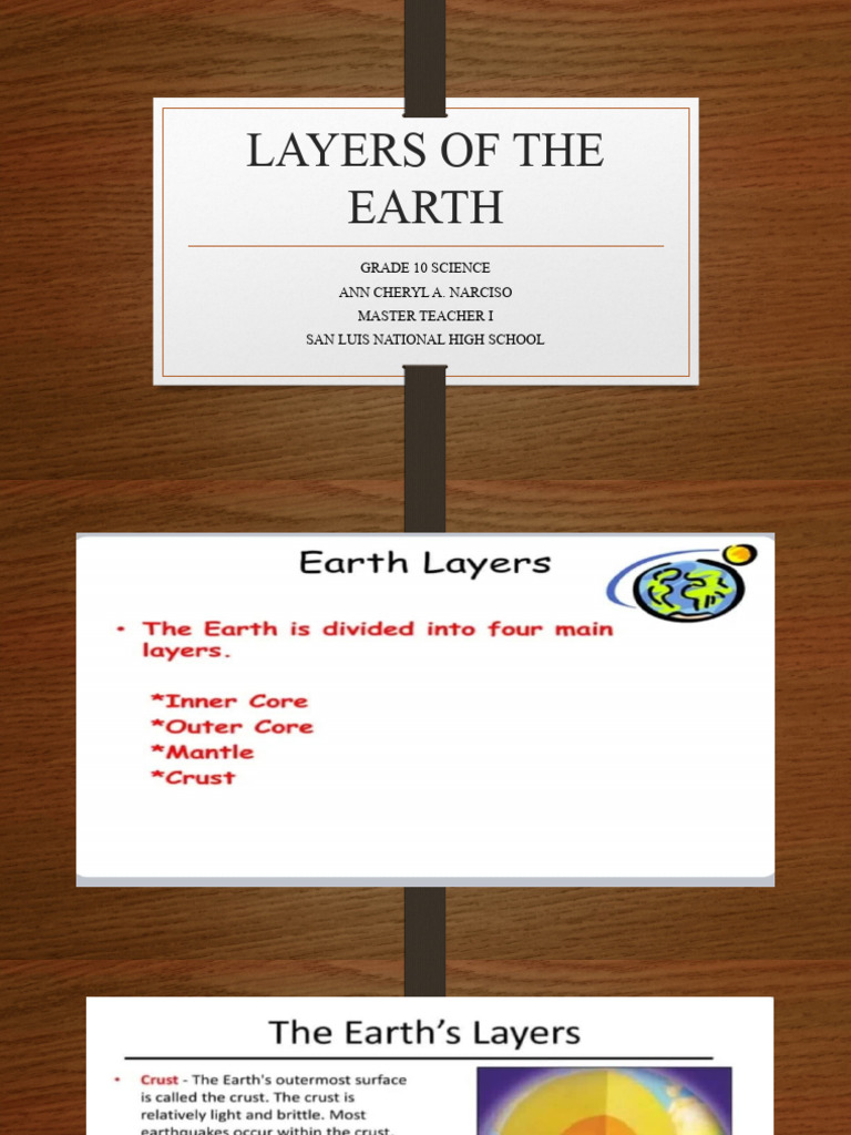 Layers of The Earth PPT Copy 2 | PDF