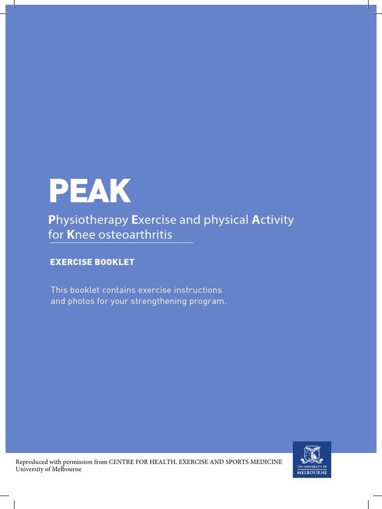 PEAK Exercise Booklet | PDF