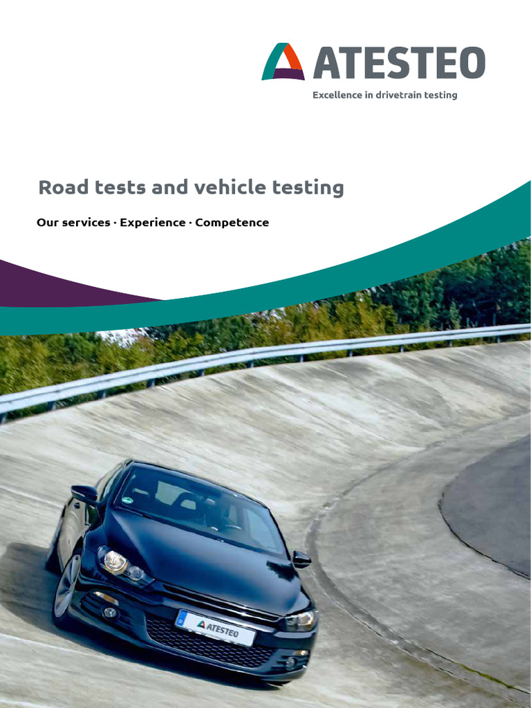 Atesteo Download Vehicle Testing Road Tests Brochure | PDF