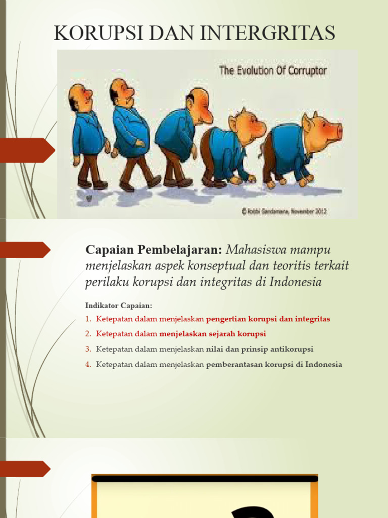 Pertemuan 2 Korupsi Dan Integritas Pdf