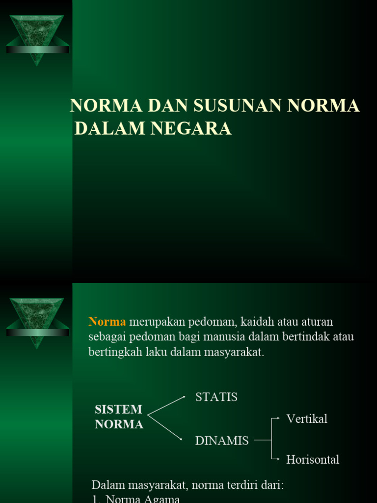 3-Norma Dan Susunan Norma DLM Negara | PDF