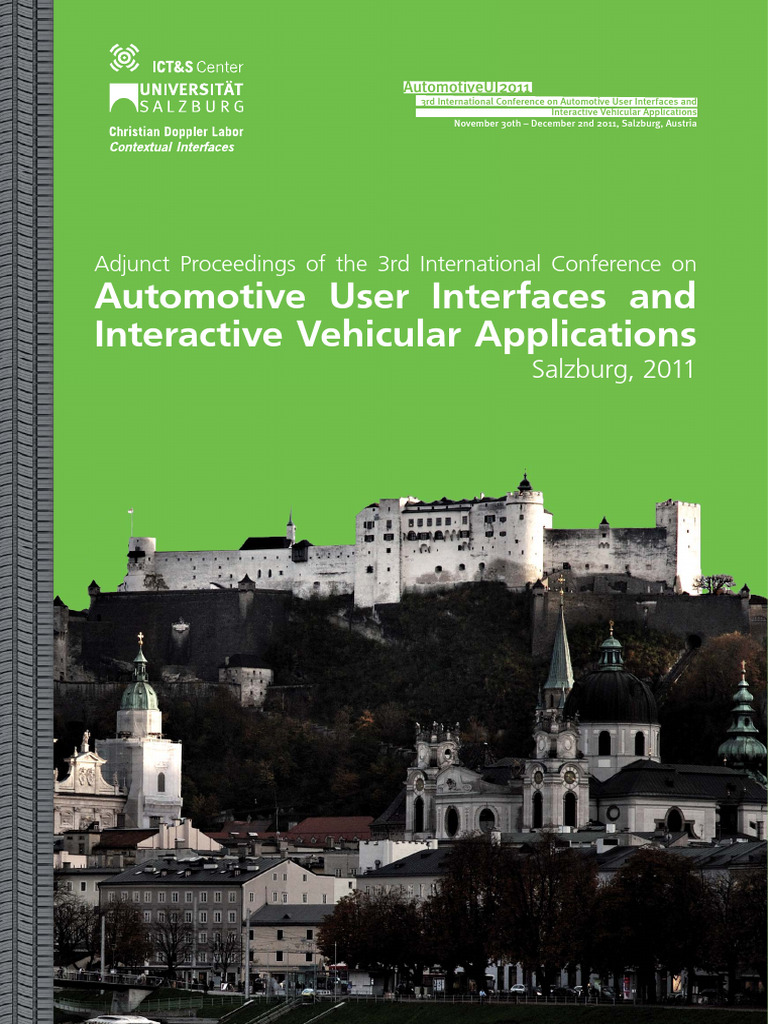 Automotive User Interfaces and Interactive Vehicular Applications | PDF ...