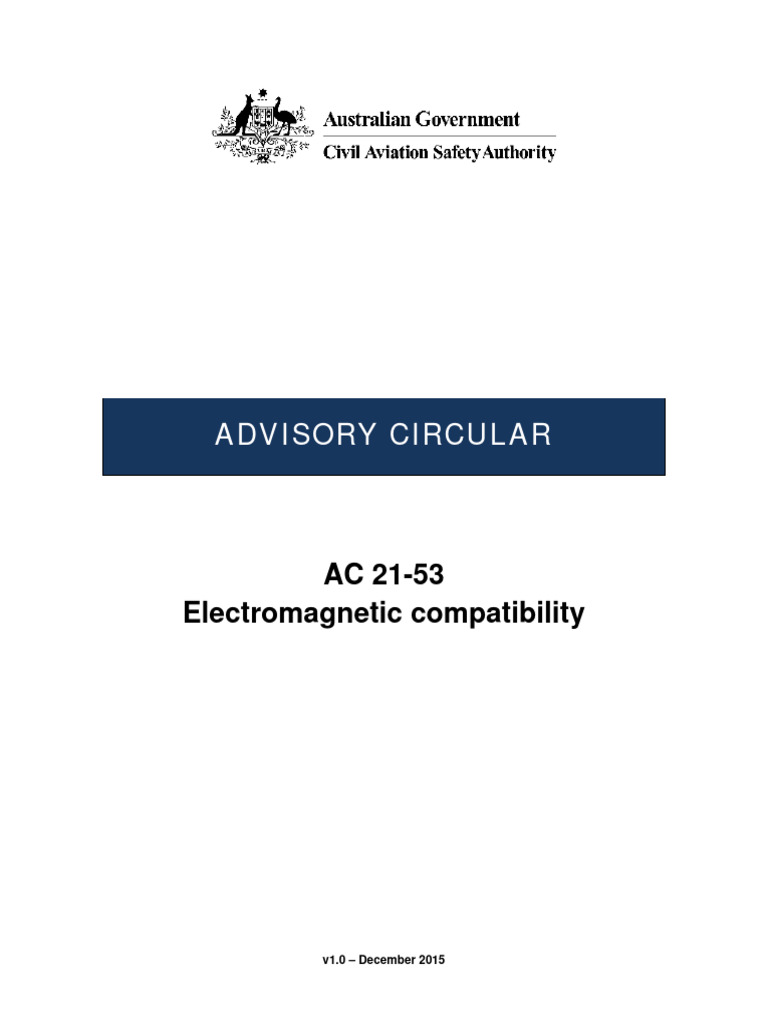EMC Aircraft PDF | PDF | Electromagnetic Compatibility ...