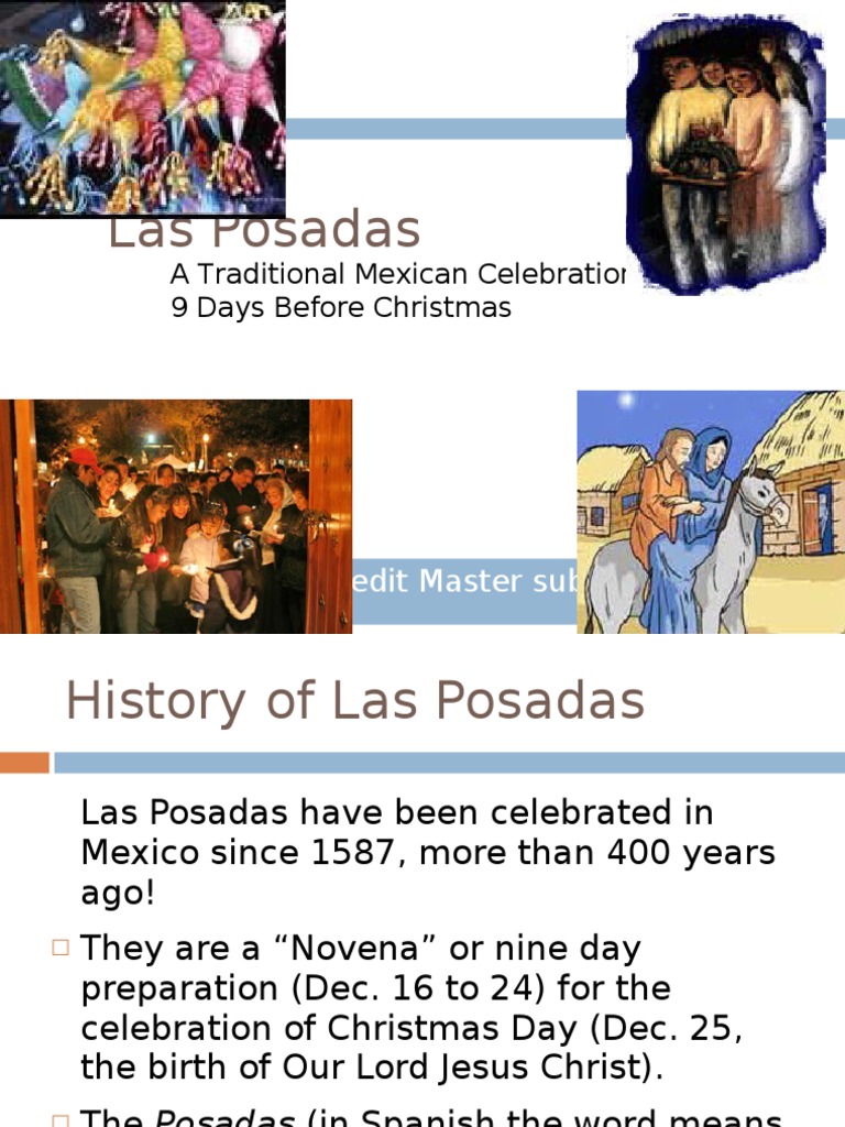 Las Posadas: A 9-Day Christmas Tradition | PDF