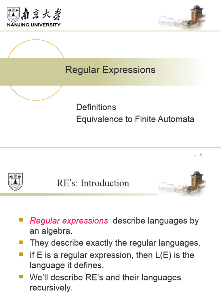 Regular Expression | PDF