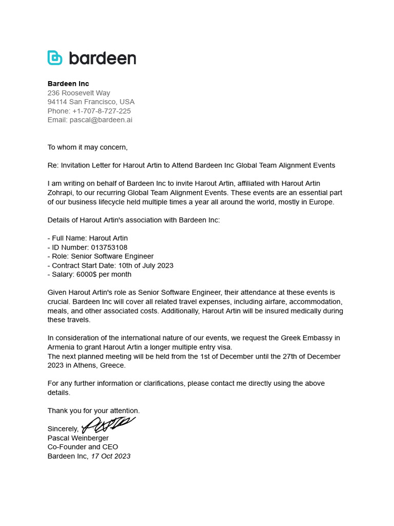 Invitation for Global Team Events | PDF | Social Science