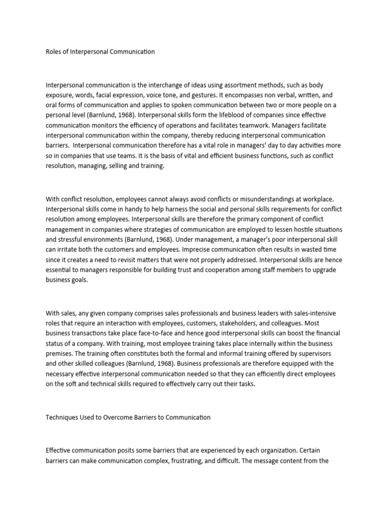 EFFECTIVE COMMUNICATION Conclusion | PDF