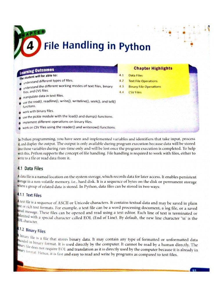 File Handling | PDF