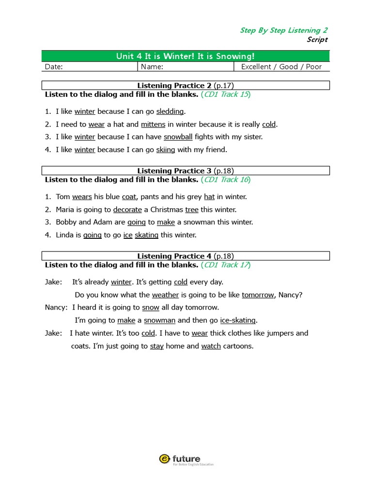 SBS2 U4 Answer | PDF