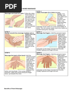 Step-by-Step Hand Massage Guide | PDF | Hand | Massage