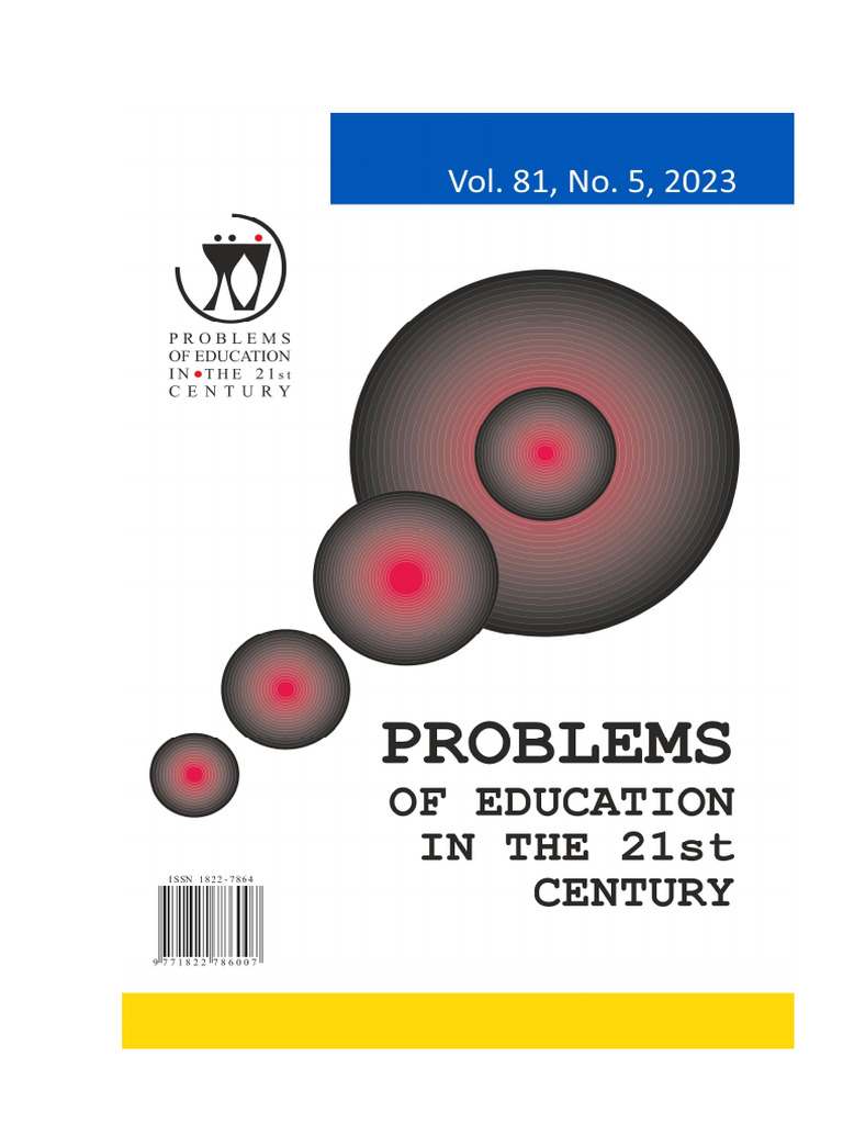 Problems of Education in The 21st Century, Vol. 81, No. 5, 2023 | PDF ...