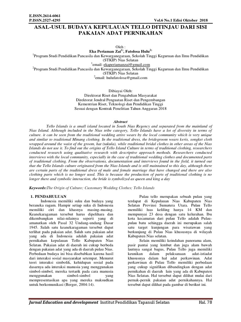Asal Usul Budaya Kepulauan Tello Ditinja 5a3dab1f | Unduh gratis PDF | Indonesia