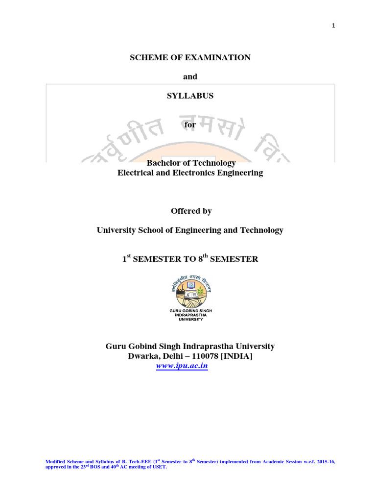 7final Syllabus-EEE - (1st To 8th Semester) | PDF | Steel | Welding
