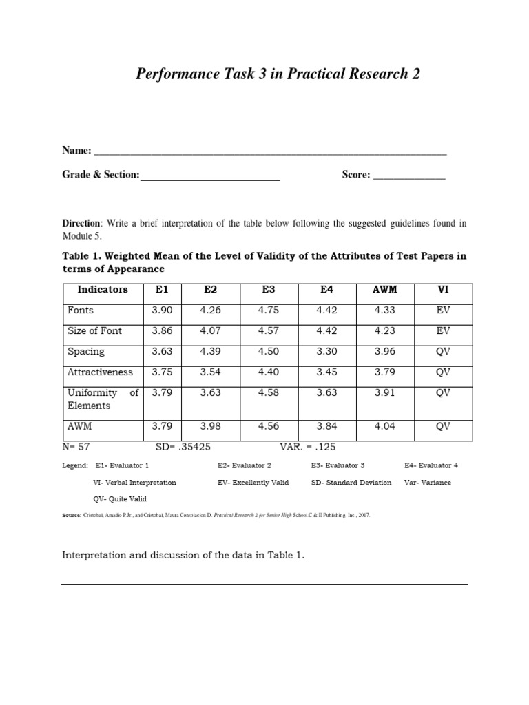 PR2-Q2-Performance Task 3 | PDF