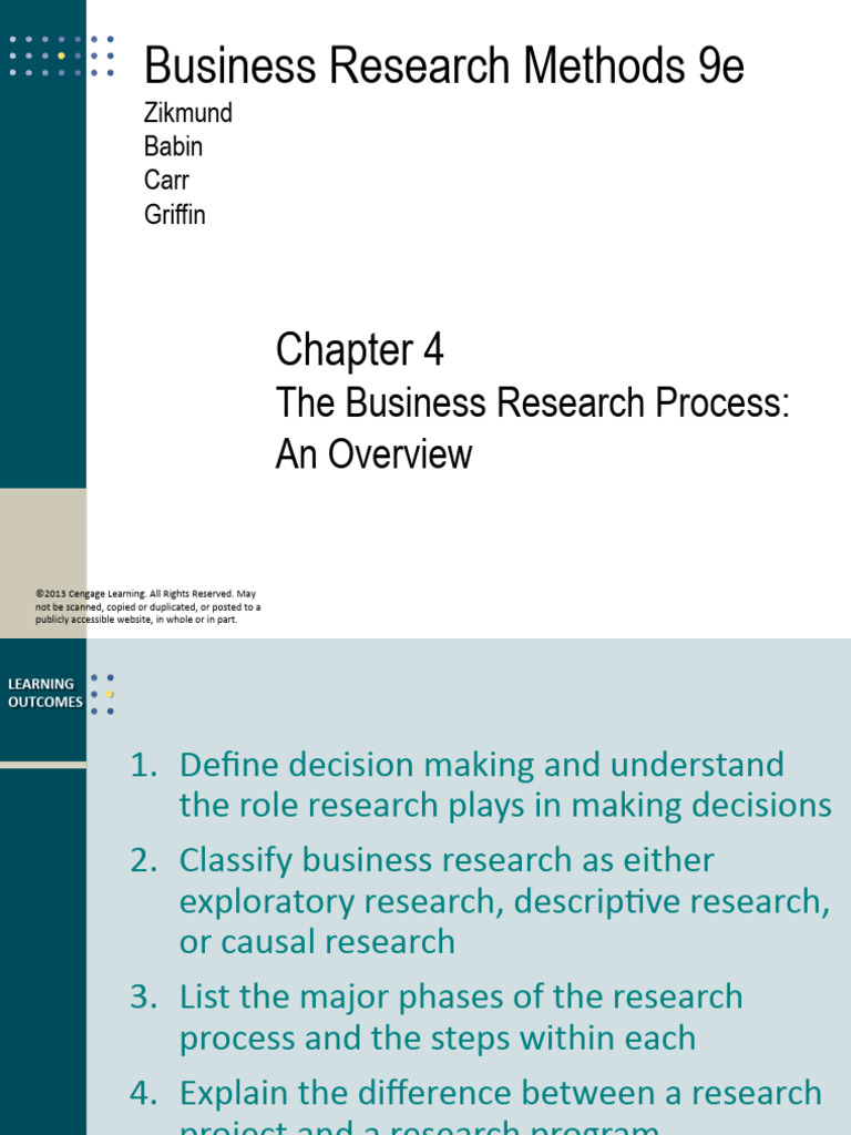 BRM 9e PPT CH 04 Instructor-1 | PDF | Experiment | Causality