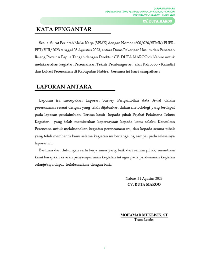 Lap Antara Kalibobo | PDF