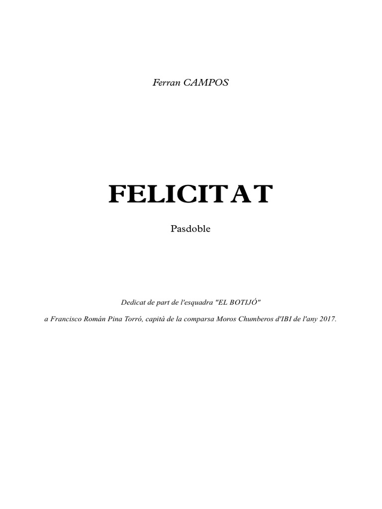 Felicitat PDF | PDF