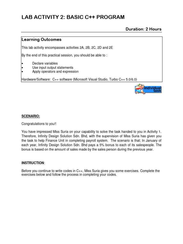 Lab Activity 2 F2001 Nurul Anis | PDF