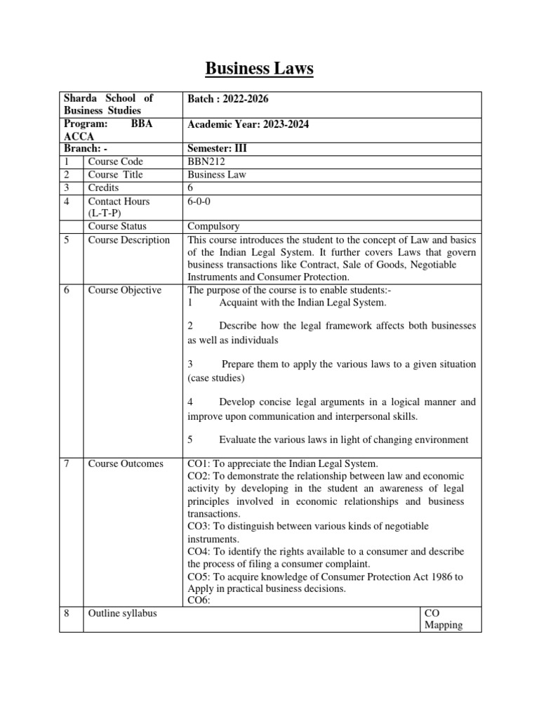 Business Laws Module Updated | PDF | Business Law | Civil Law (Legal ...
