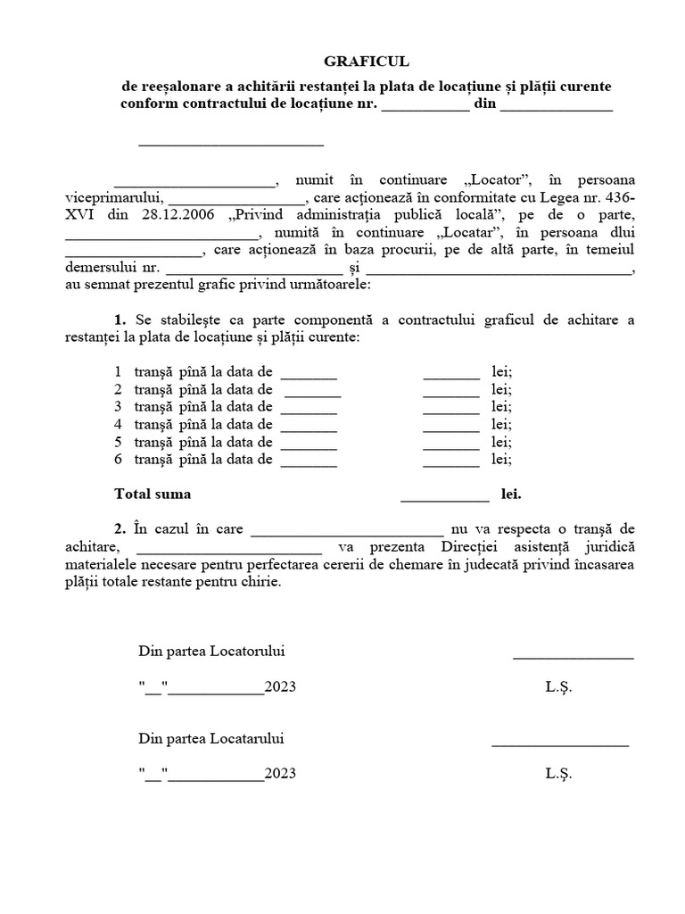 Grafic de Eșalonare | PDF