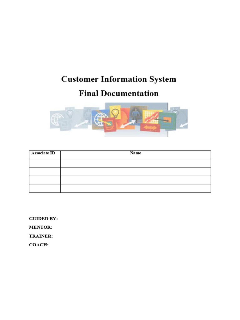 Final Documentation-Customer Information System Dem | PDF | Data ...