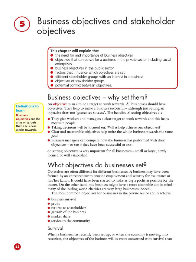 Cambridge IGCSE Business Studies 4th Edition | PDF
