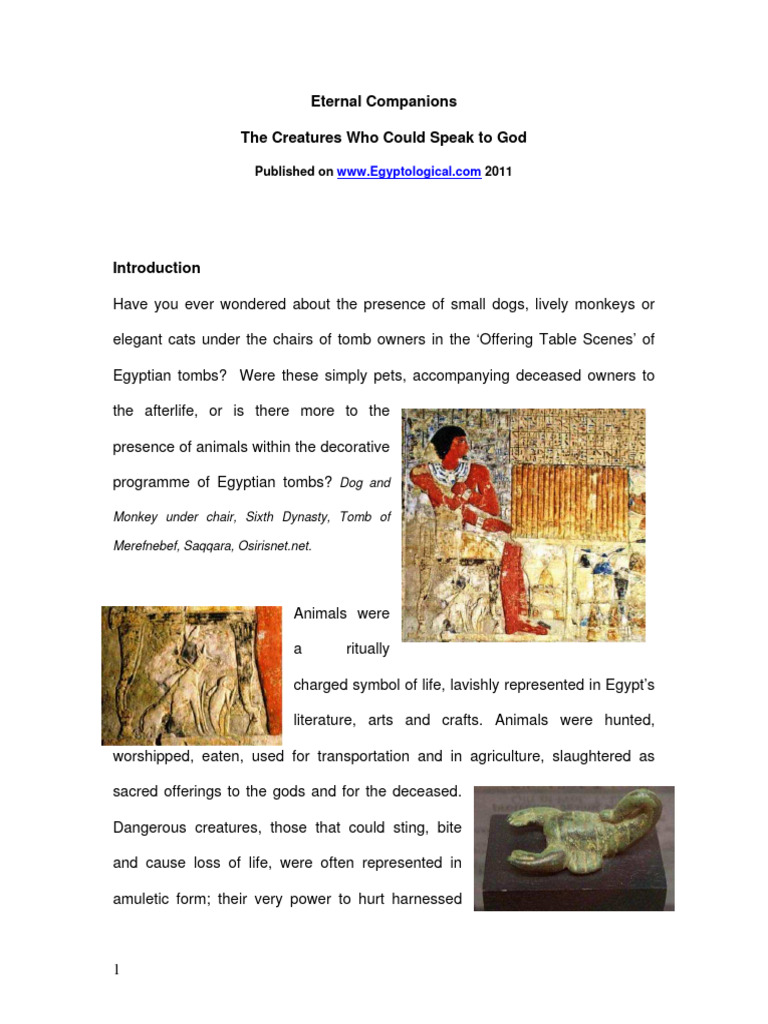 Eternal Companions | PDF | Ancient Egyptian Religion | Ancient Egypt